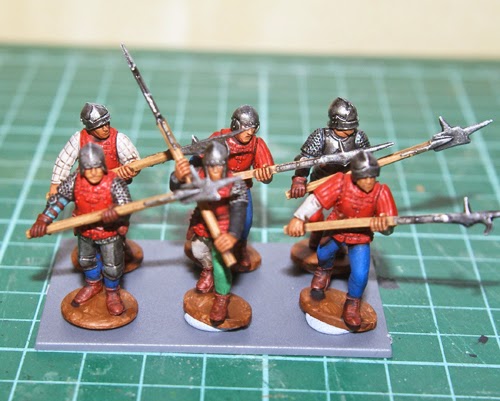 Deadkingsrise Painting and Modelling: Perry Miniatures Medieval Billmen