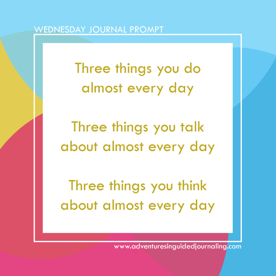 Adventures in Guided Journaling: Wednesday Journal Prompt