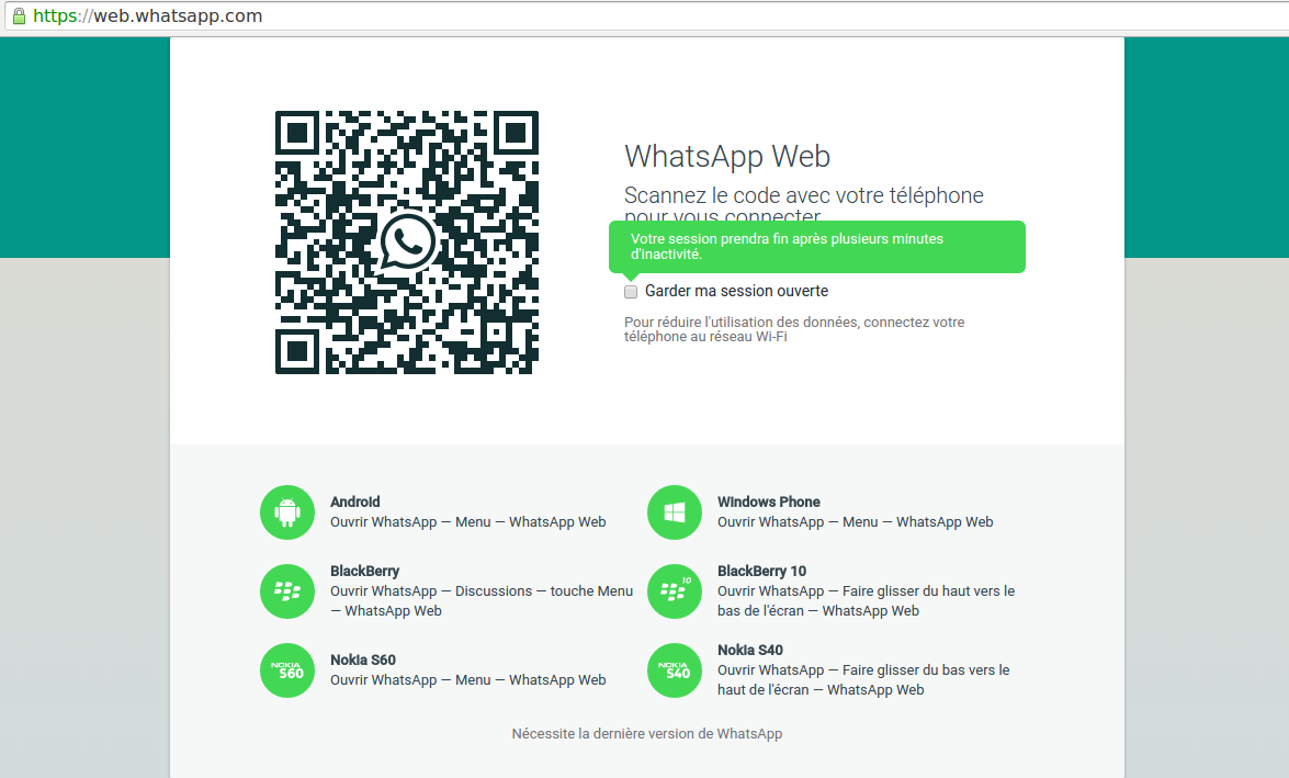 comment se connecter à WhatsApp sur votre pc