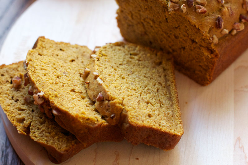 A Less Processed Life: What's Baking: Spiced Pumpkin Bread