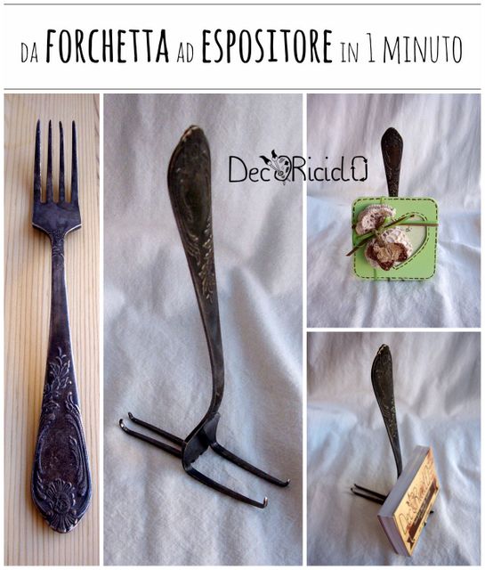 decoriciclo: Da forchetta ad espositore, in 1 minuto