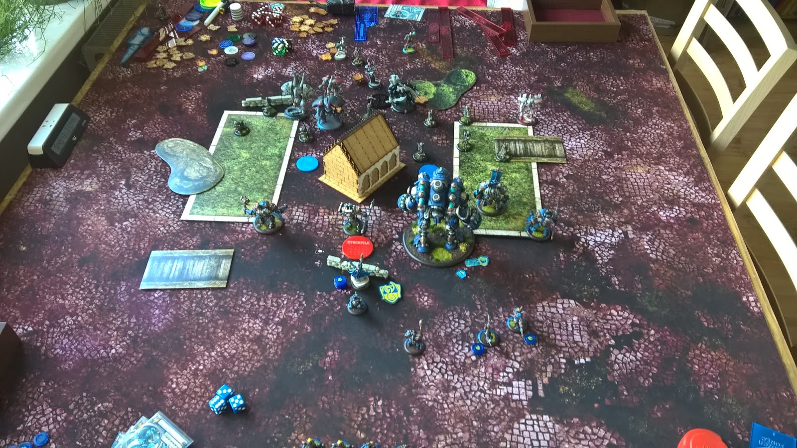 Battle Report #2 Cygnar Major Victoria Haley vs RoS Issyria, Sibyl of Dawn