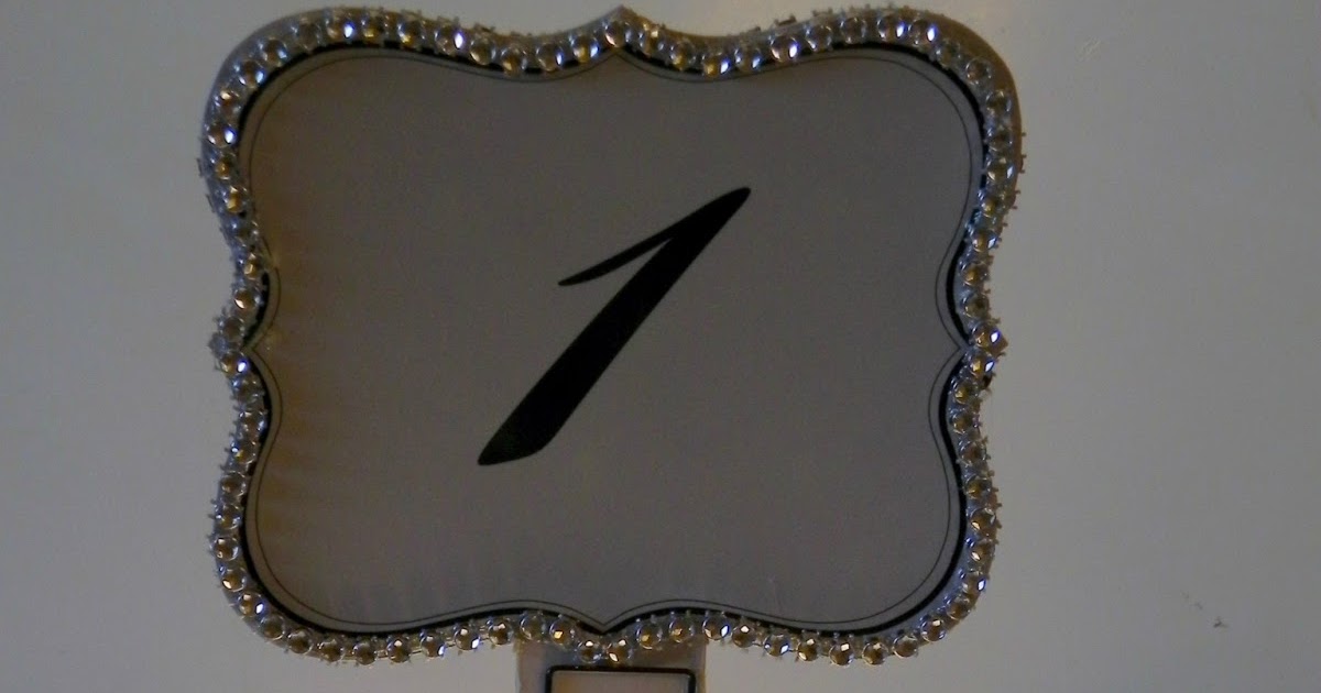 Smart n Snazzy: Wedding DIY ~ Table Number Lighted Centerpiece