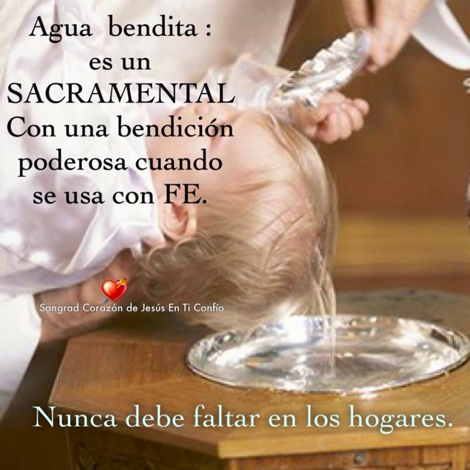 Rincón de la Esperanza: EL PODER DEL AGUA BENDITA