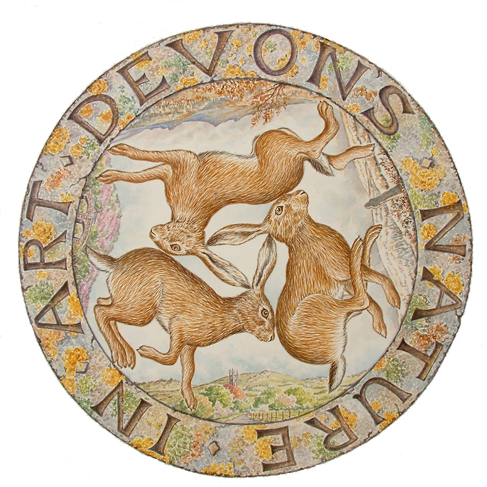 The THREE HARES: Devon's Nature in Art