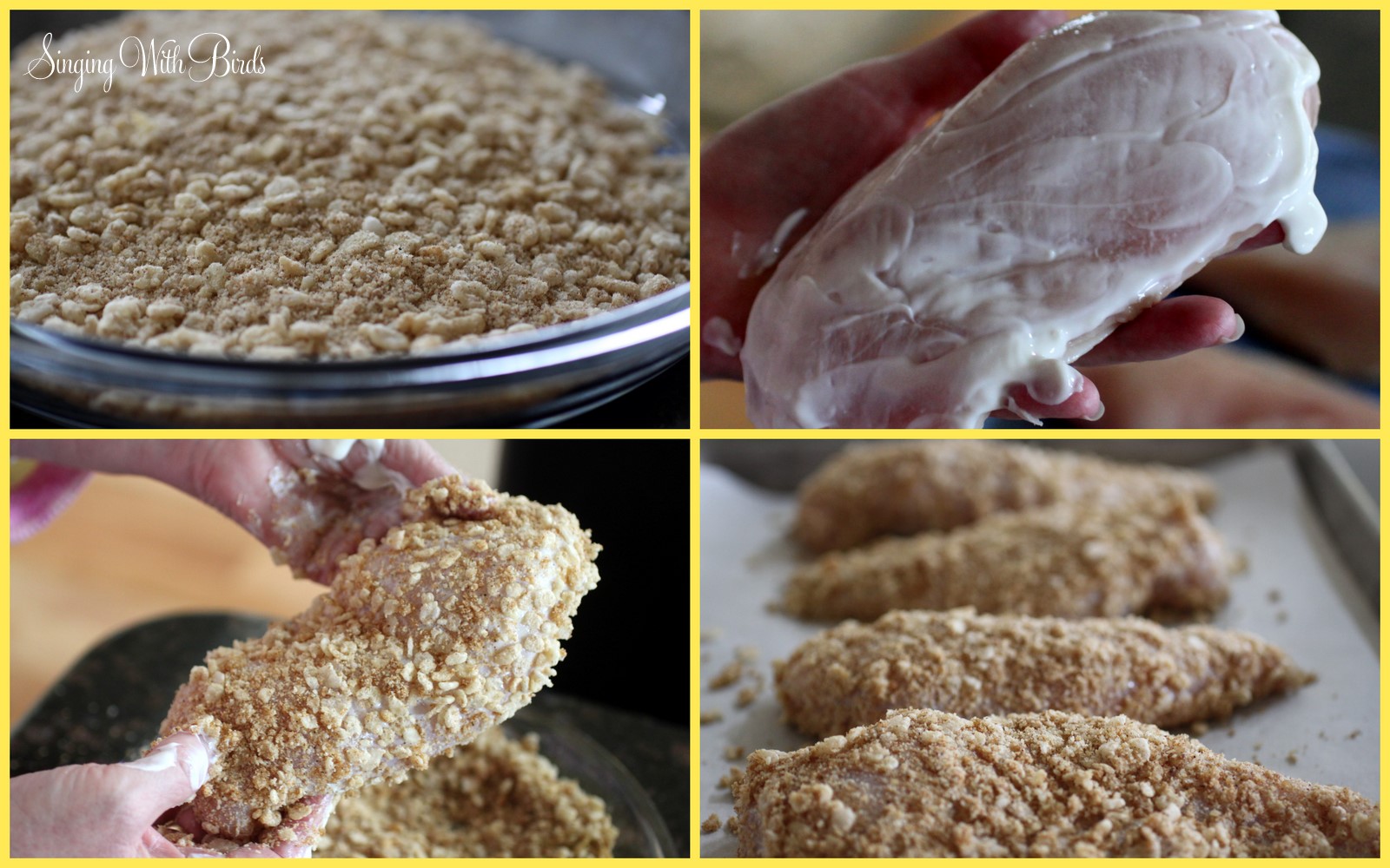 Baked Rice Krispie Chicken-Cheery Kitchen