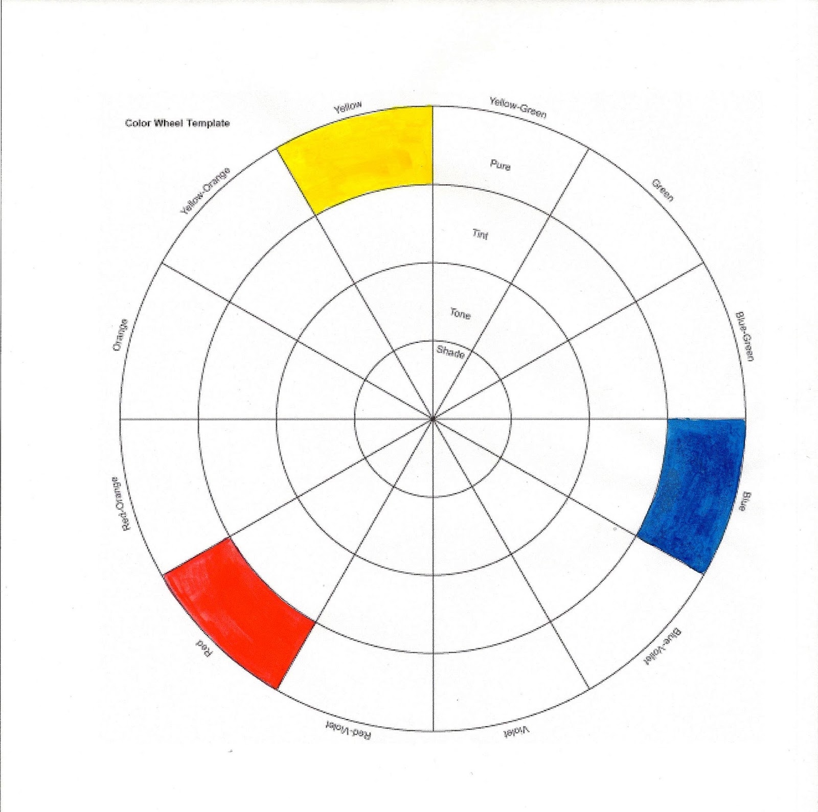 Color Wheel Exercise - Basics 2