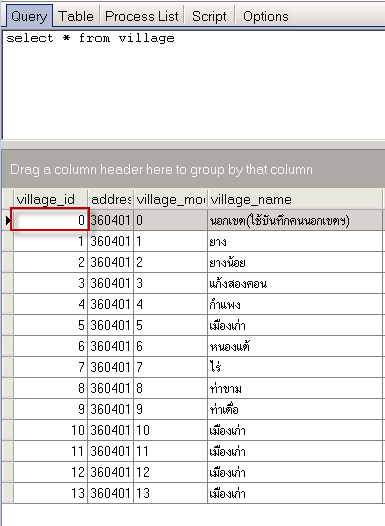 Poramat 'S Blog: การแก้ปัญหา Invalid Village id ใน HOSxP/PCU