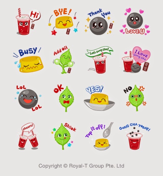 LINE Stickers Community: Free-Gong Cha Clique sticker