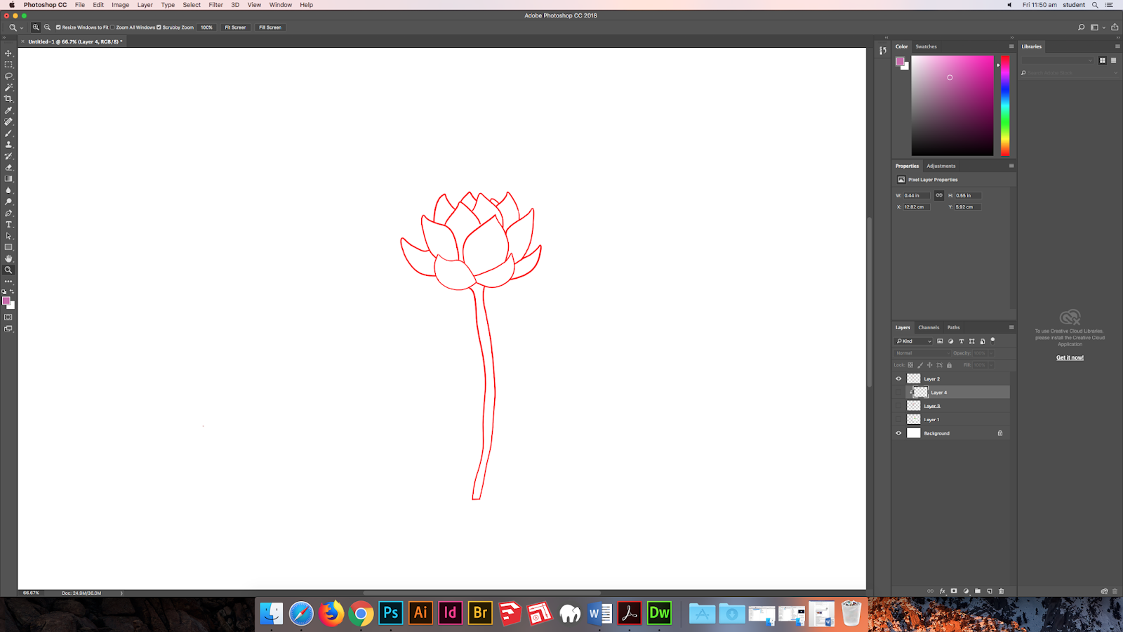 Colouring in Photoshop