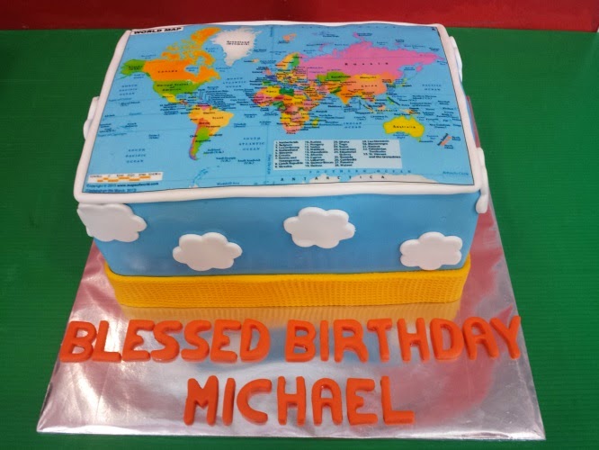 Yochana's Cake Delight! : Map Cake