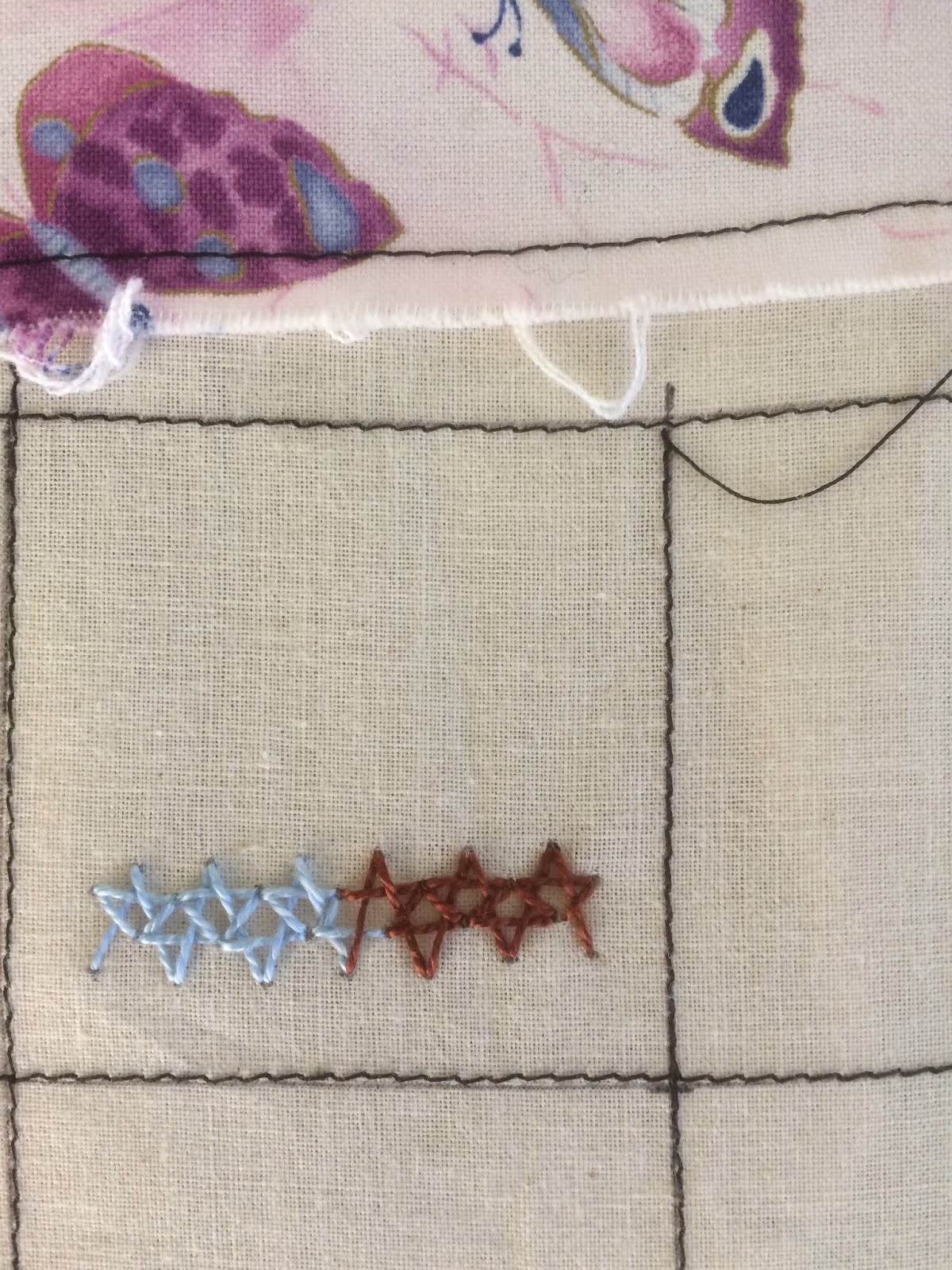 Queenie's Needlework: Sunday Stitch School Lesson 47: Two-sided ...