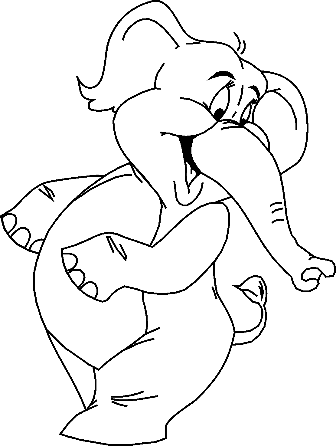 Kids Fun: Cartoon animals coloring pages