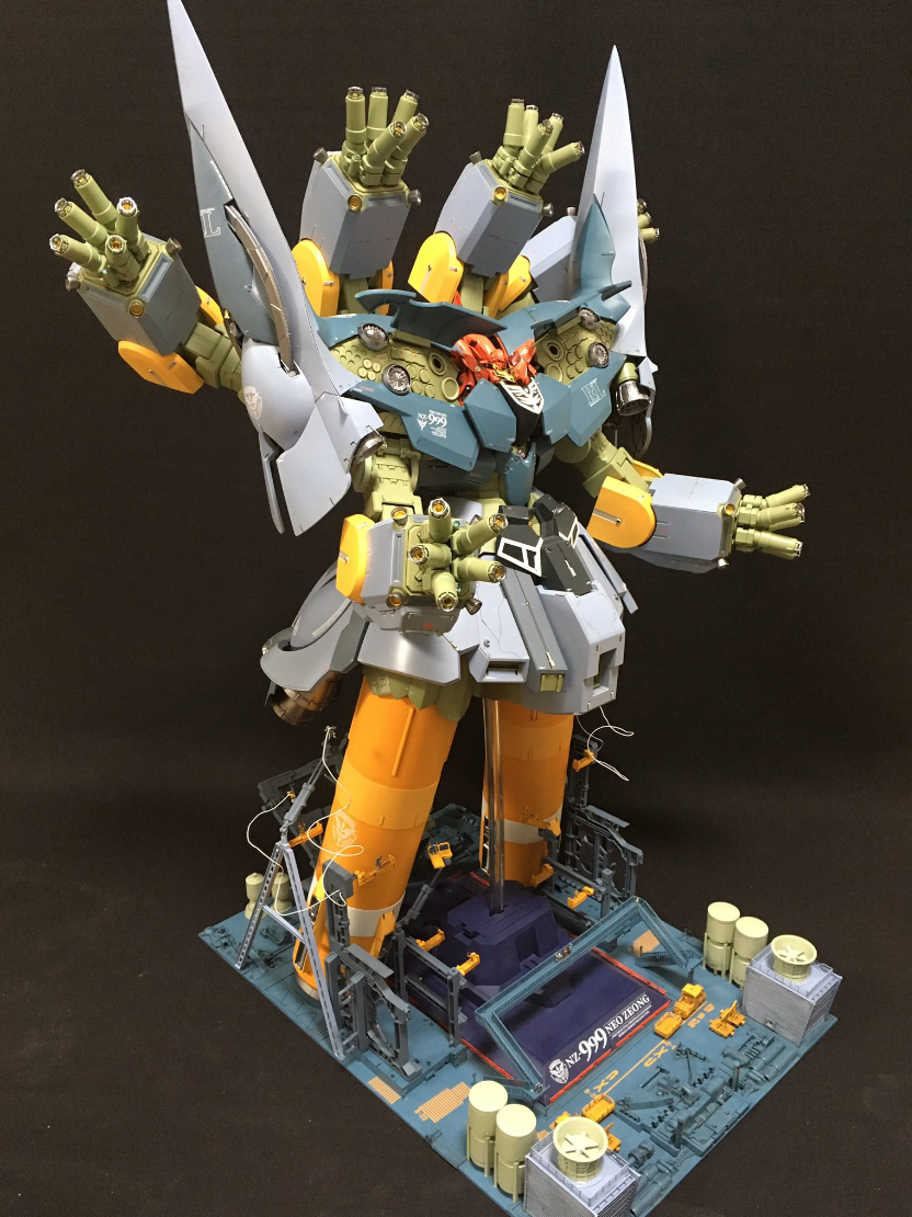 GUNDAM GUY: HGUC 1/144 NZ-999 Neo Zeong - Diorama Build