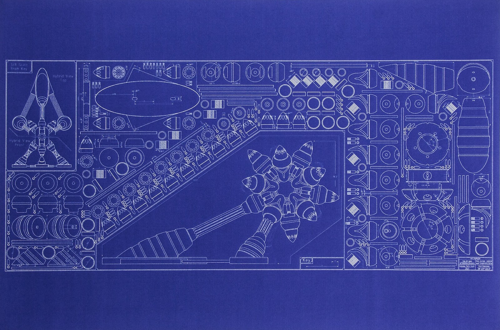 My Sculpture Blog: BluePrint Drawings