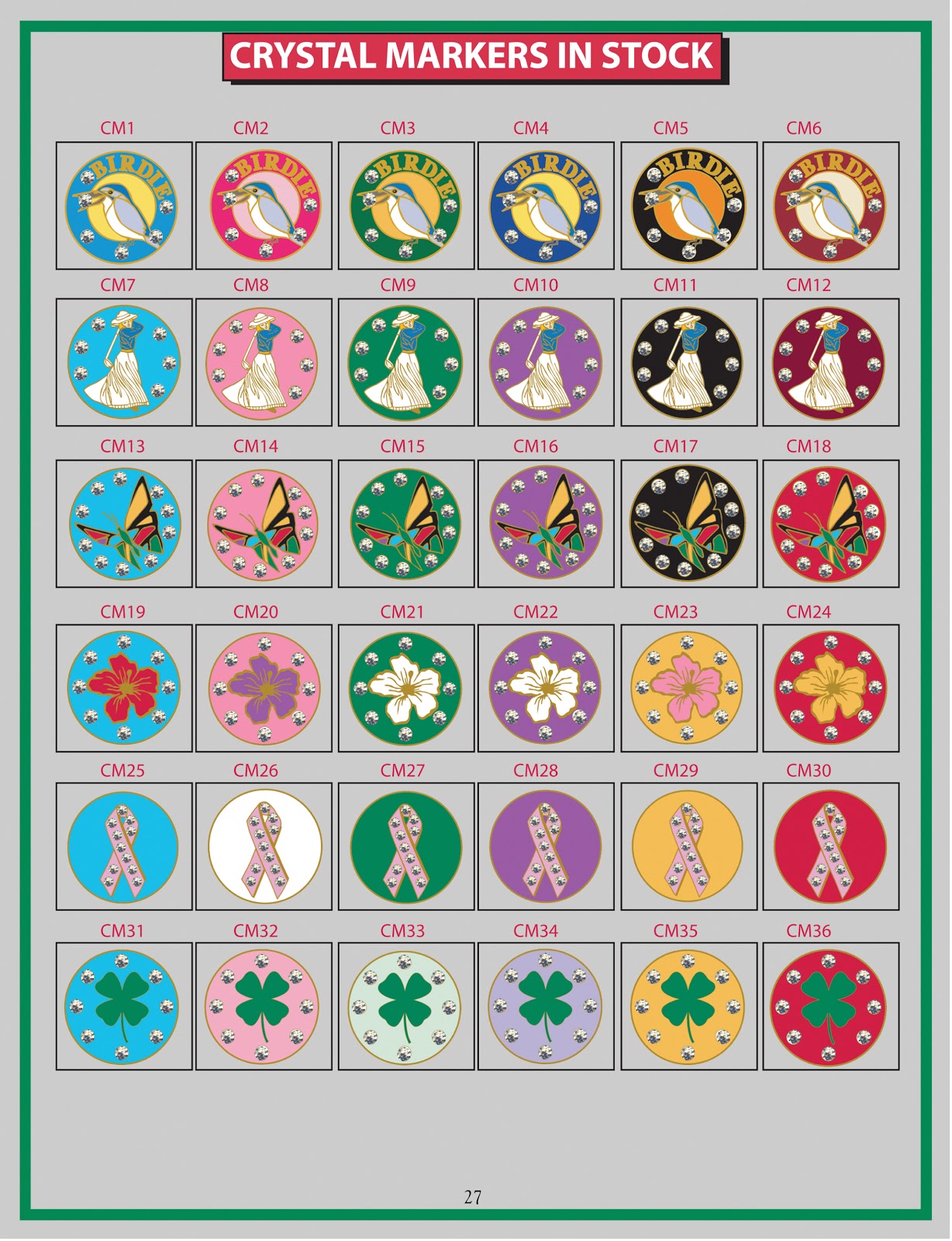 P. 27 (CRYSTAL MARKERS)