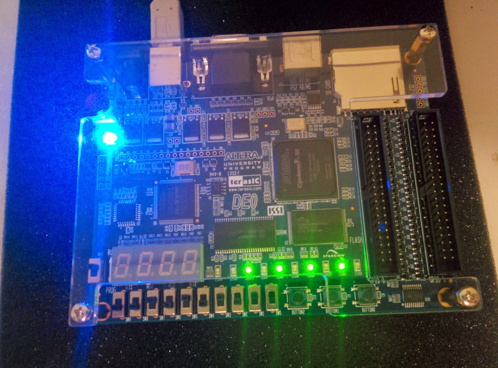 Infraled: [FPGA] Tutorial 1 - Ligando LEDs com Switches em VHDL