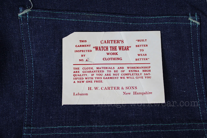 vintage workwear: CARTER'S Watch the Wear: The Vintage Garments Part 1