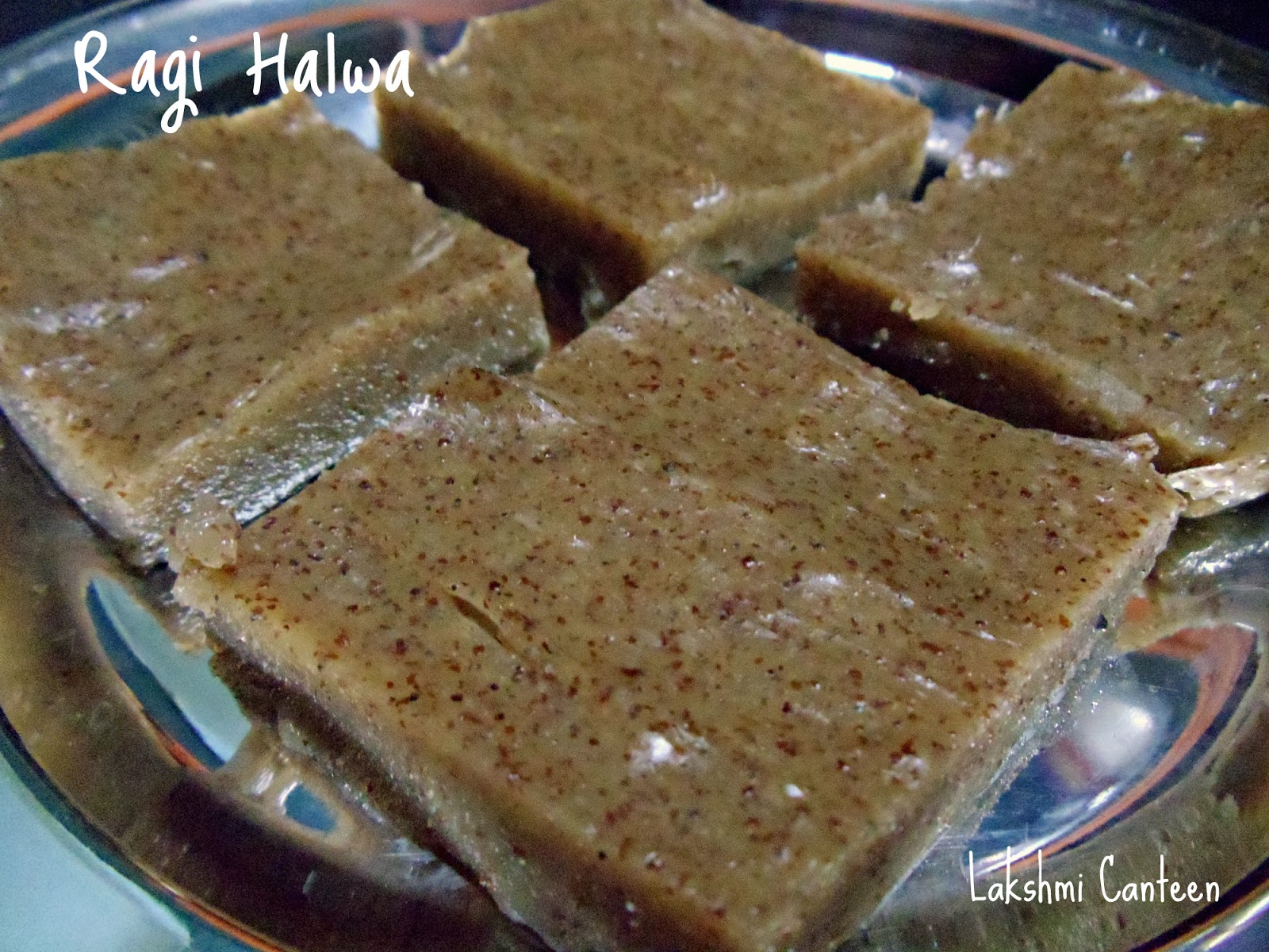 Lakshmi Canteen: Nanchane Duddali (Finger Millet/Ragi Halwa)