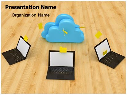 Cloud Computing Diagram 3D Animated PPT Template