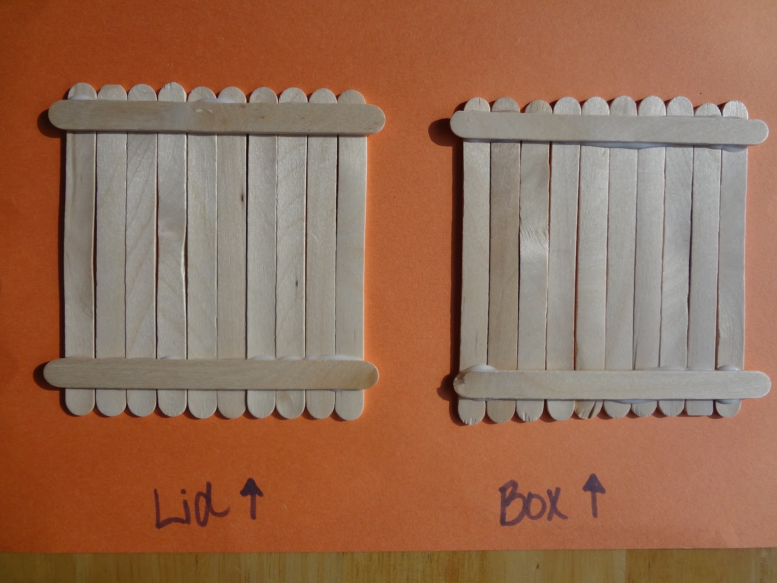 Sparkle and Splatter: Craft Stick Treasure Box