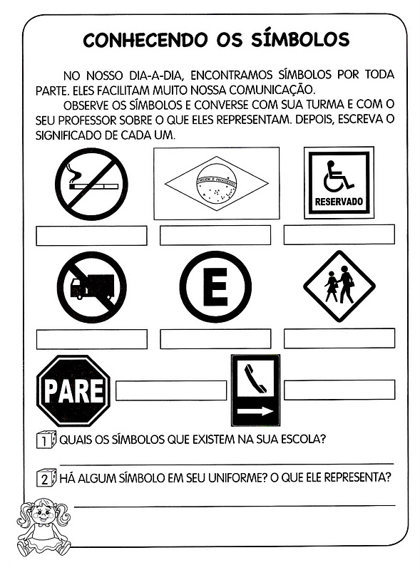 Pedagógiccos: Atividades símbolos