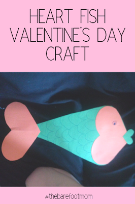 Heart Fish Valentine's Day Craft