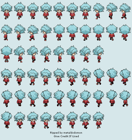 Yu-Gi-Oh Tag Force - Kid (YGOTF-KID): Sprite do Jogo