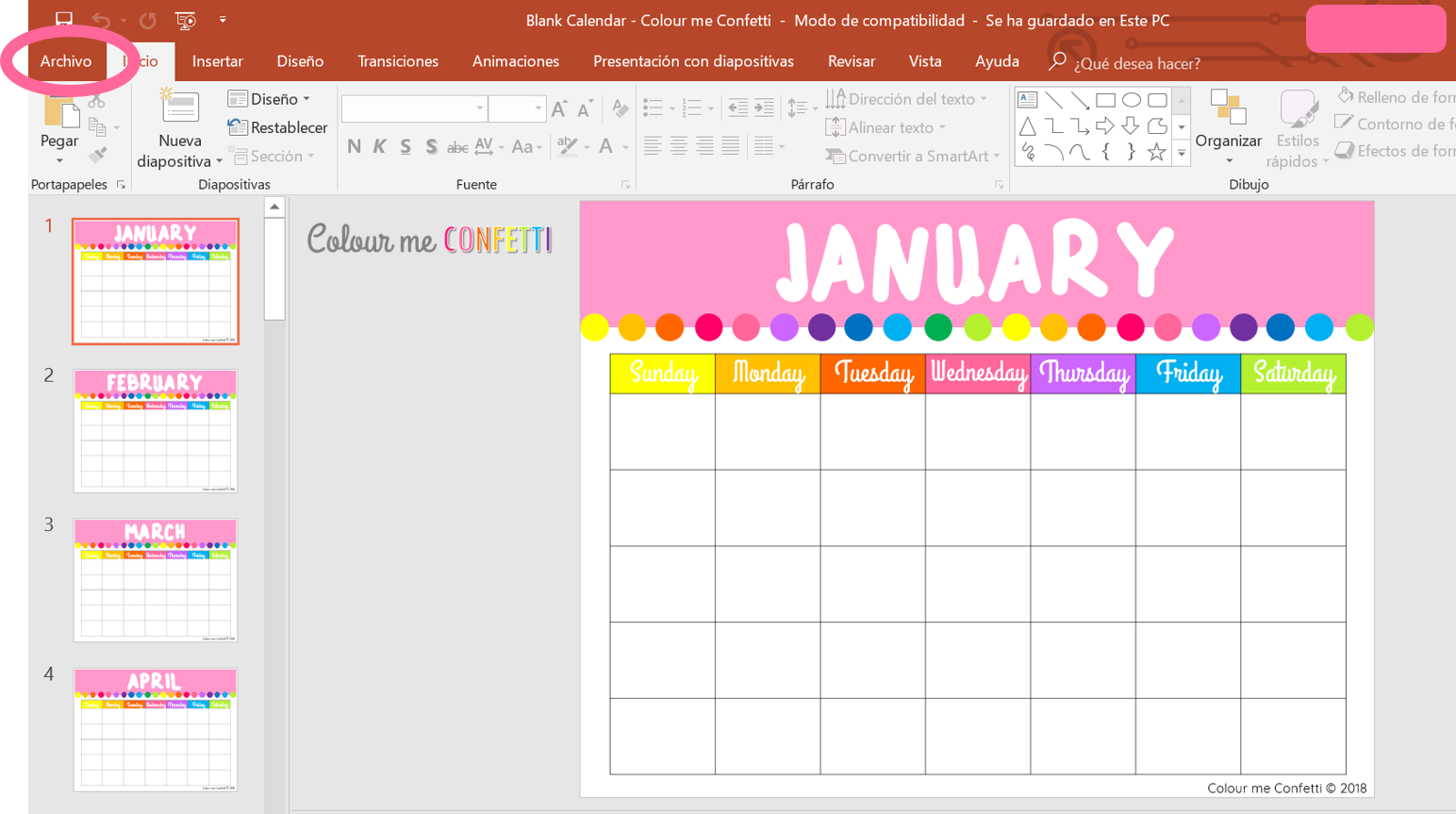 Guía TpT Guide ♥ 6 - Colour me Confetti
