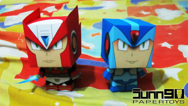 Junn90 Papertoys: Megaman Paper Toys