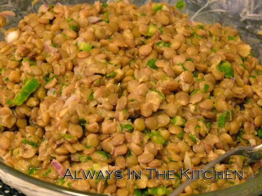 Dawna in the Kitchen: Azifa - Ethiopian Lentil Salad