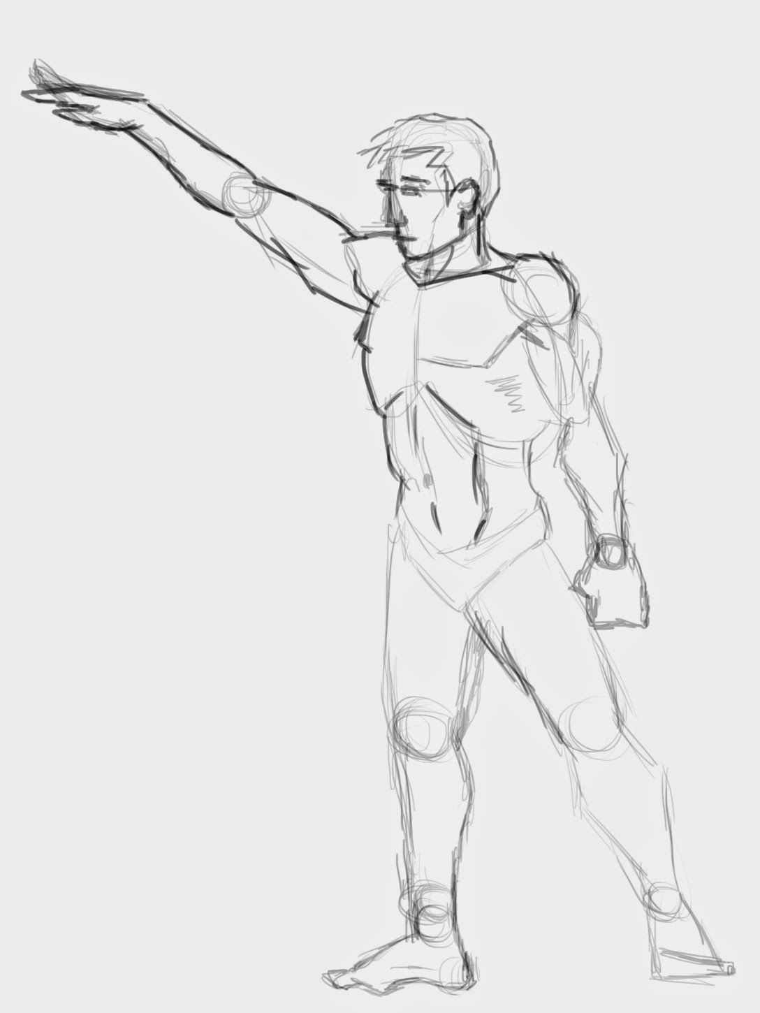 1000 Bad Drawings: 0044 Heroic Pose