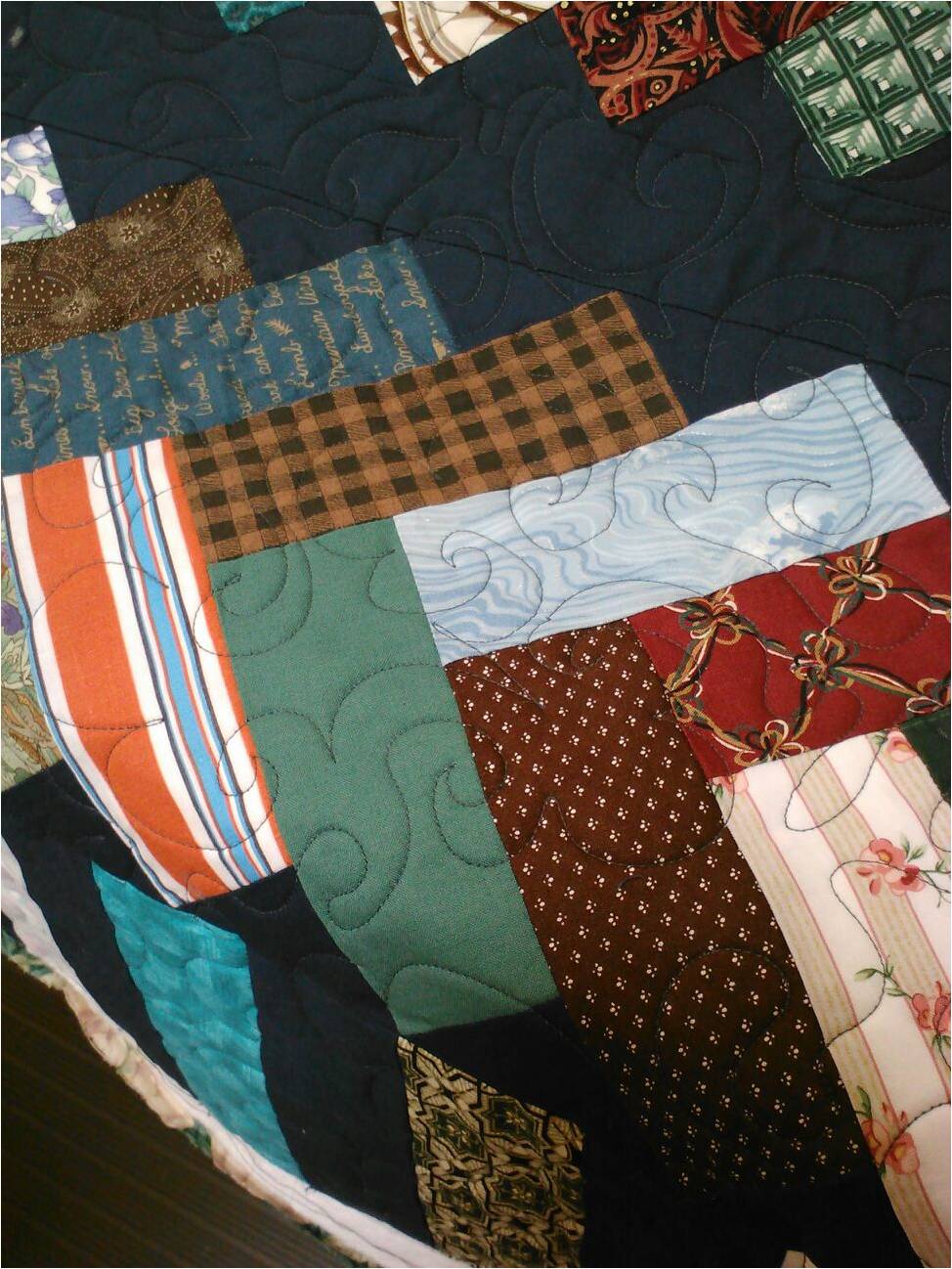 Pioneer Braid is quilted!