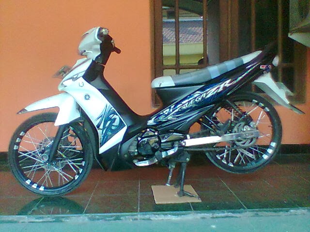 Modifikasi Motor Yamaha Vega ZR Semakin Canggih Tampil Prima