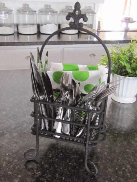 Sew Many Ways...: Silverware Caddy…To Office Organizer