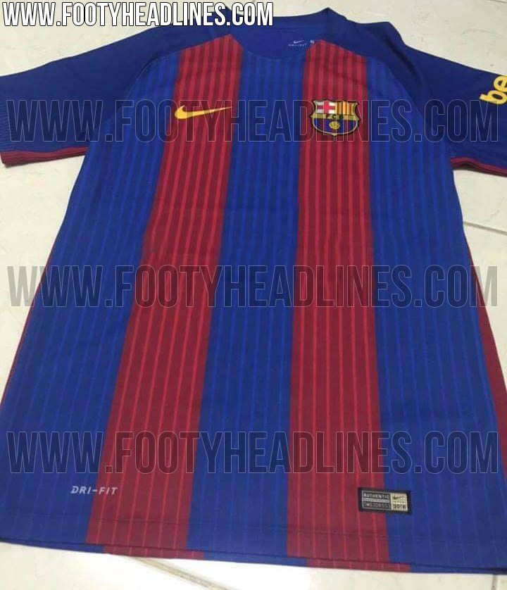 First Barcelona 16-17 Kits to Be Sold Without Sponsor? - Footy Headlines