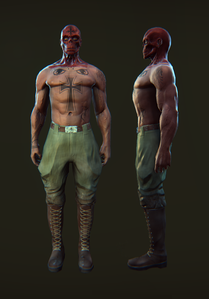 Art Blog: Red Skull - Game Ready Character