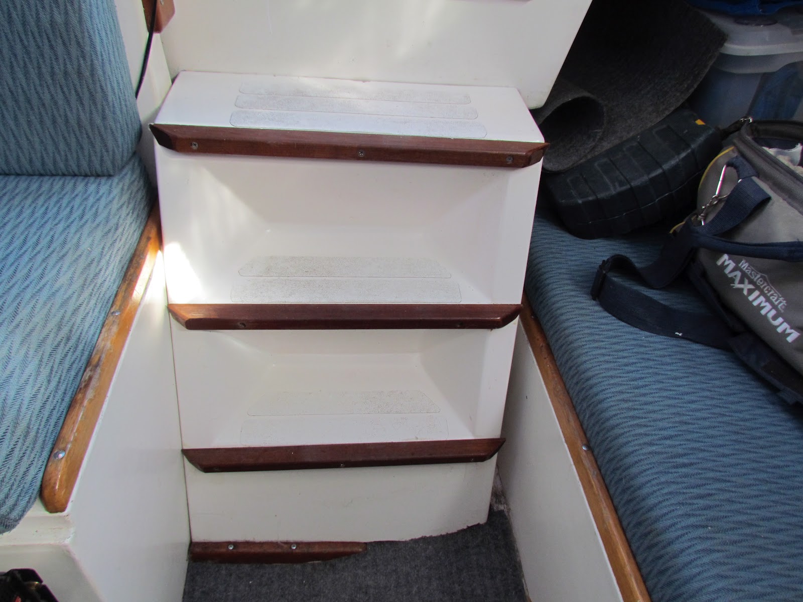 Small Boat Projects - Making Life Aboard Easier: When stairs are too ...