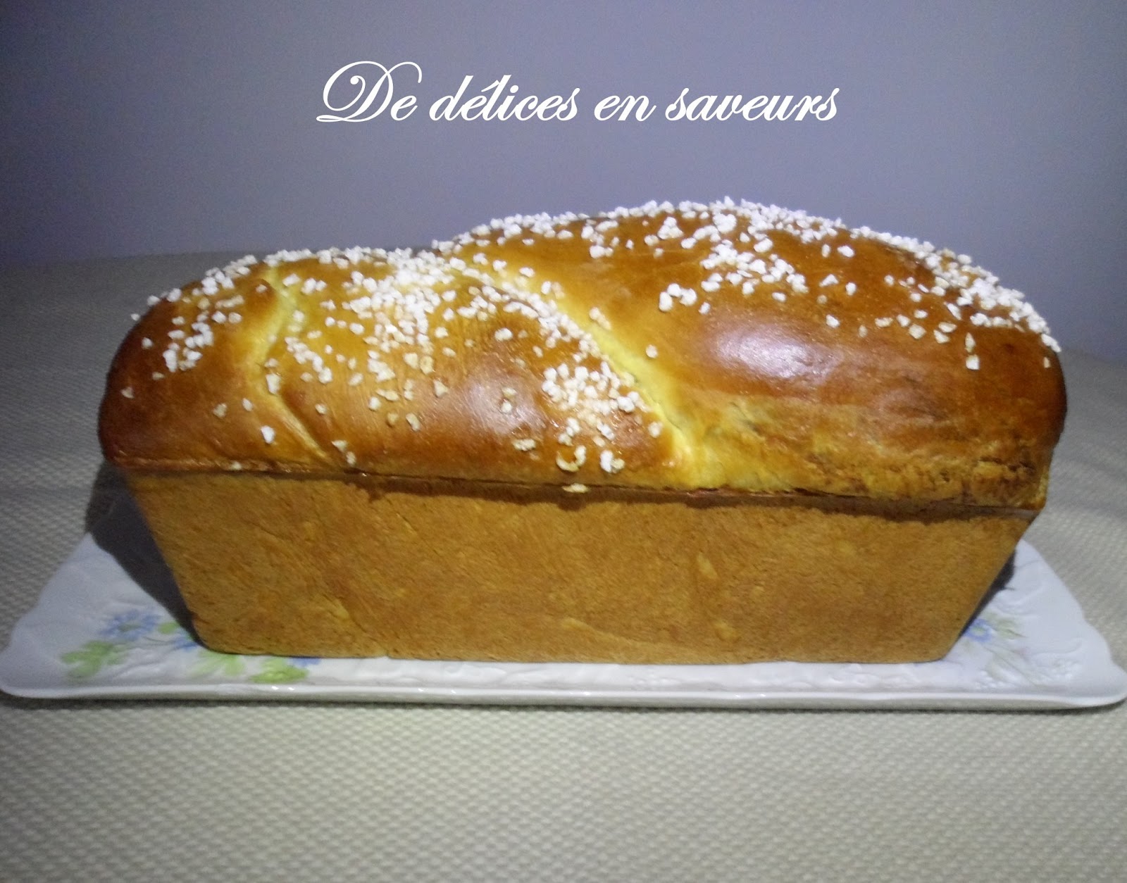 De délices en saveurs: Brioche russe au praliné