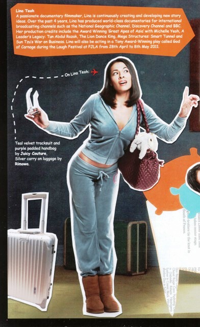 Nadine, Andrea and Lina in The Garden Mid Valley Spring Summer 2011 ...