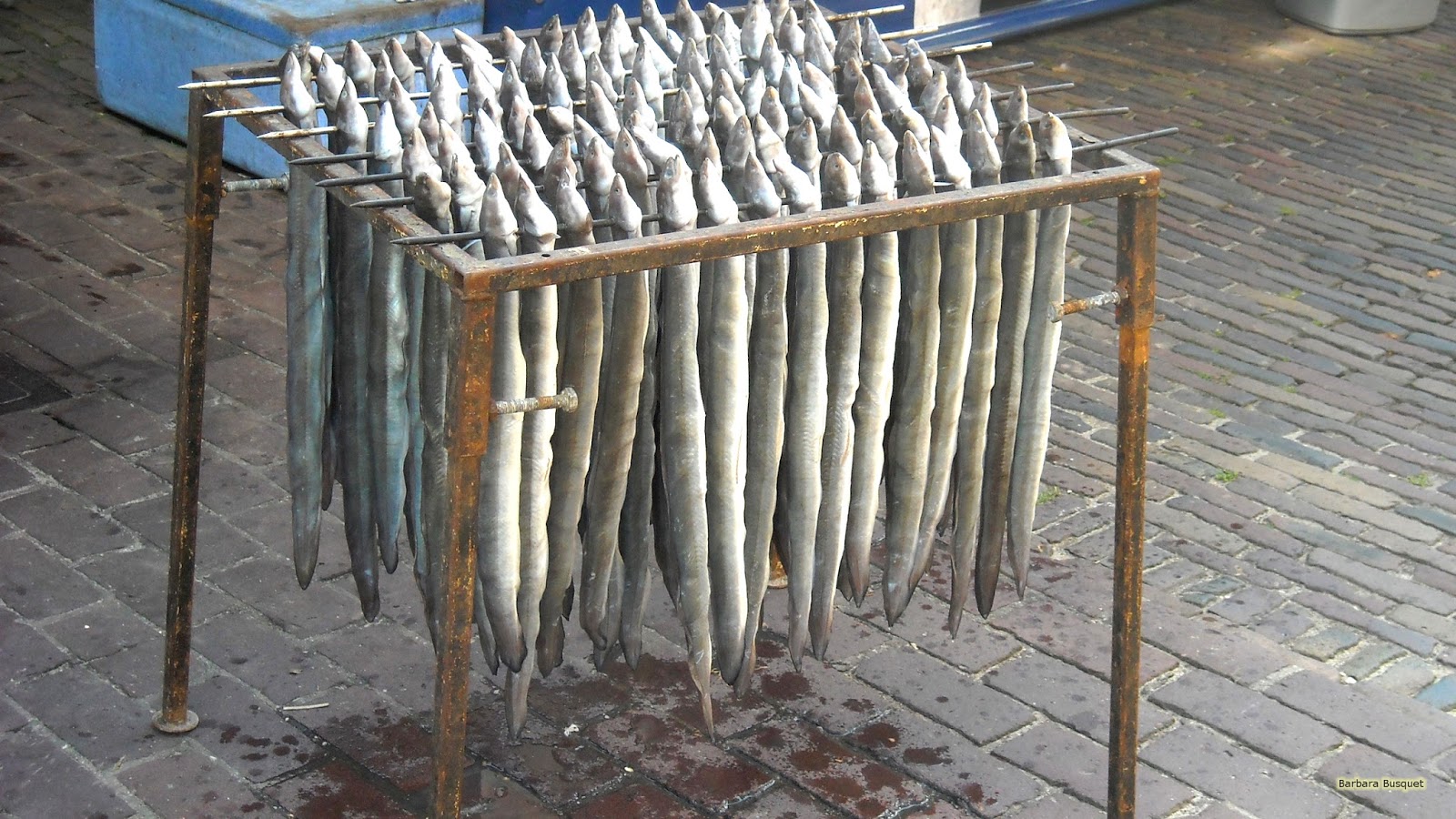 Rek met gerookte paling