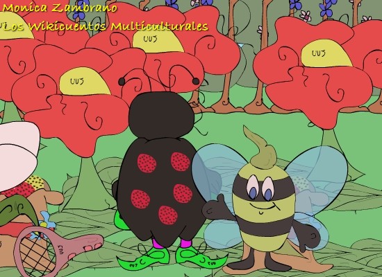 Cuentos infantiles de 3 a 5 años: La mariquita Berta