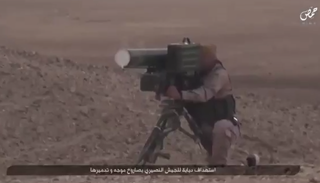 Syrian War Blog: ISIS HJ-8 Anti-tank Missiles