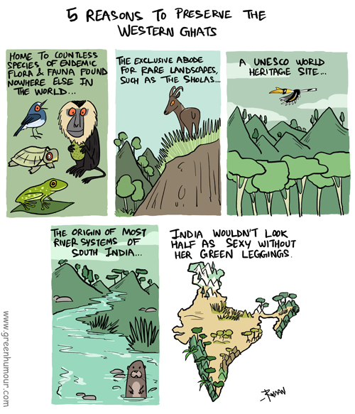 Green Humour: 5 Reasons to Preserve the Western Ghats