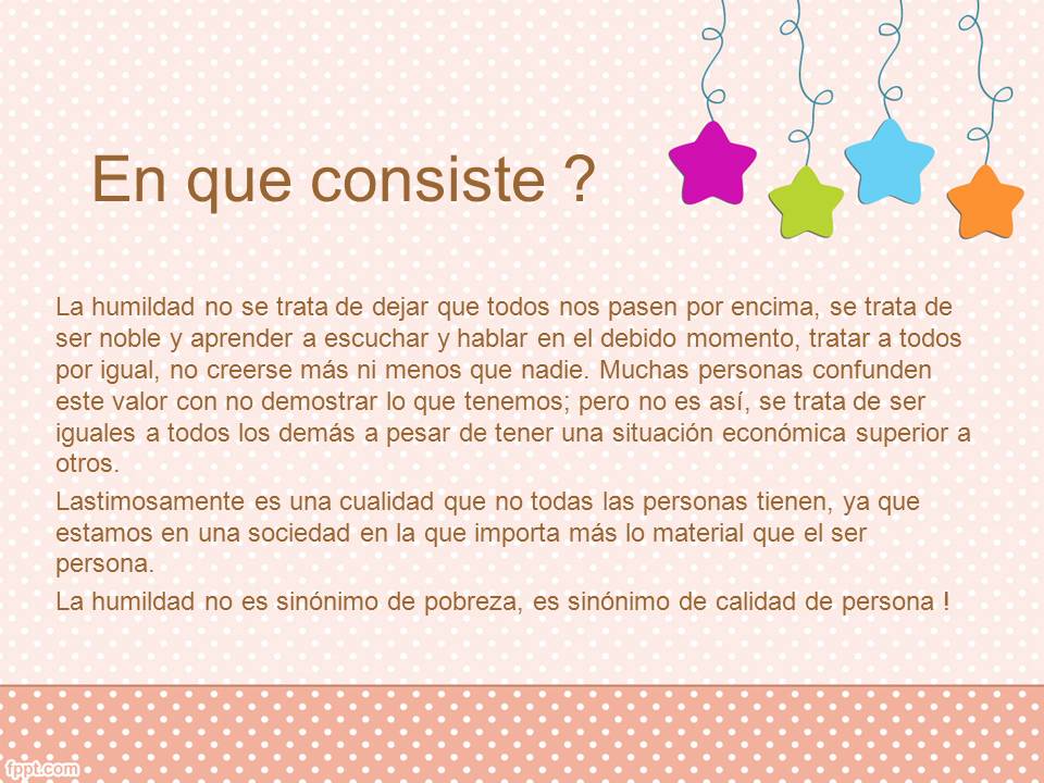 LA IMPORTANCIA DE LA HUMILDAD !: Valores... Humildad