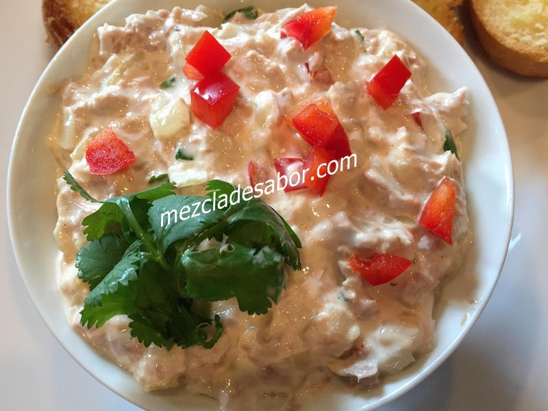 Dip de Atún (Tuna) Facil y Económico | Mezcla De Sabor