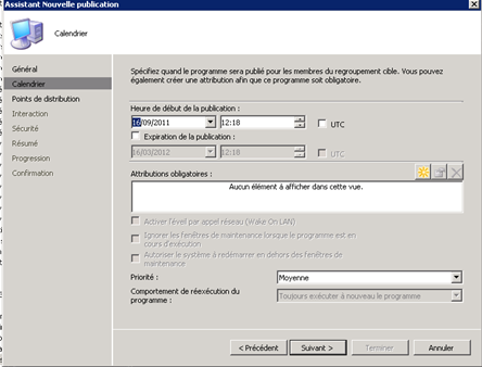 Déploiement de package