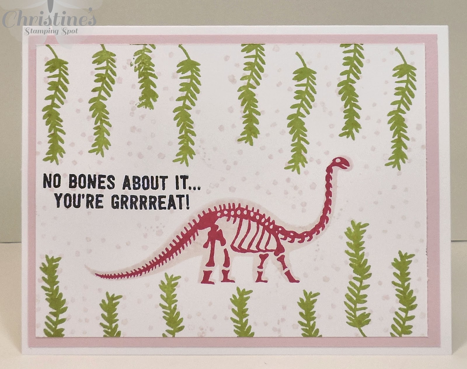 Christine's Stamping Spot: No Bones About It