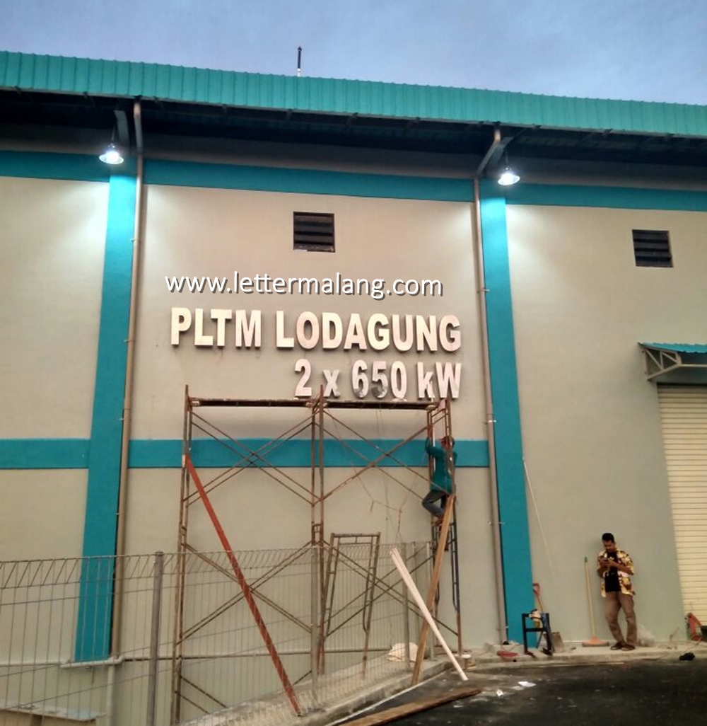 Jasa Pembuatan Huruf 3D Stainless di Malang - Letter Malang Advertising