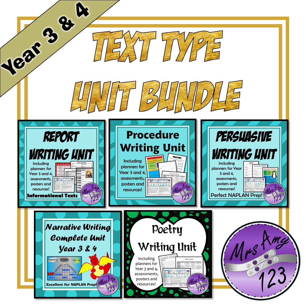 MrsAmy123: Australian Curriculum Text Type Units